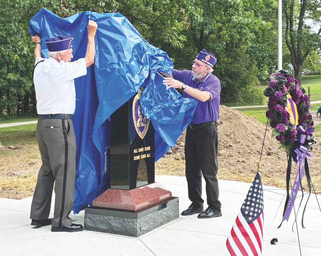 Purple Heart Memorial: Monument unveiled in Gold Star Park | News ...